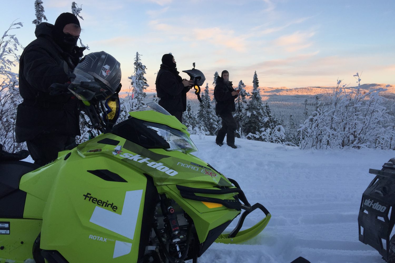 Half a day snowmobile ride Quebec